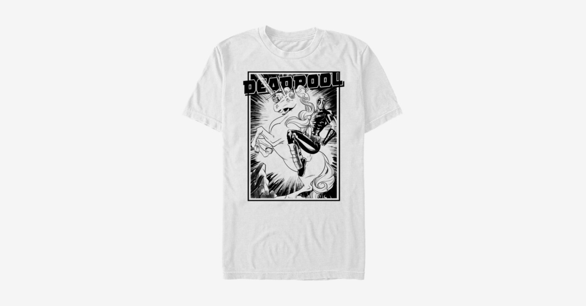 ZOOT.Fan - Bílé unisex tričko Deadpool Fantasy ZOOT.Fan Marvel | ZOOT.cz