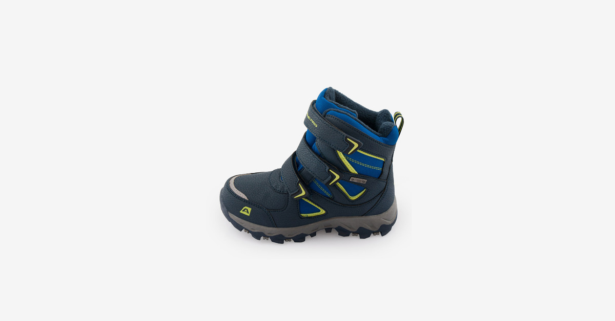 ALPINE PRO - Tmavě modré dětské kotníkové zimní boty Alpine Pro Rogio ...