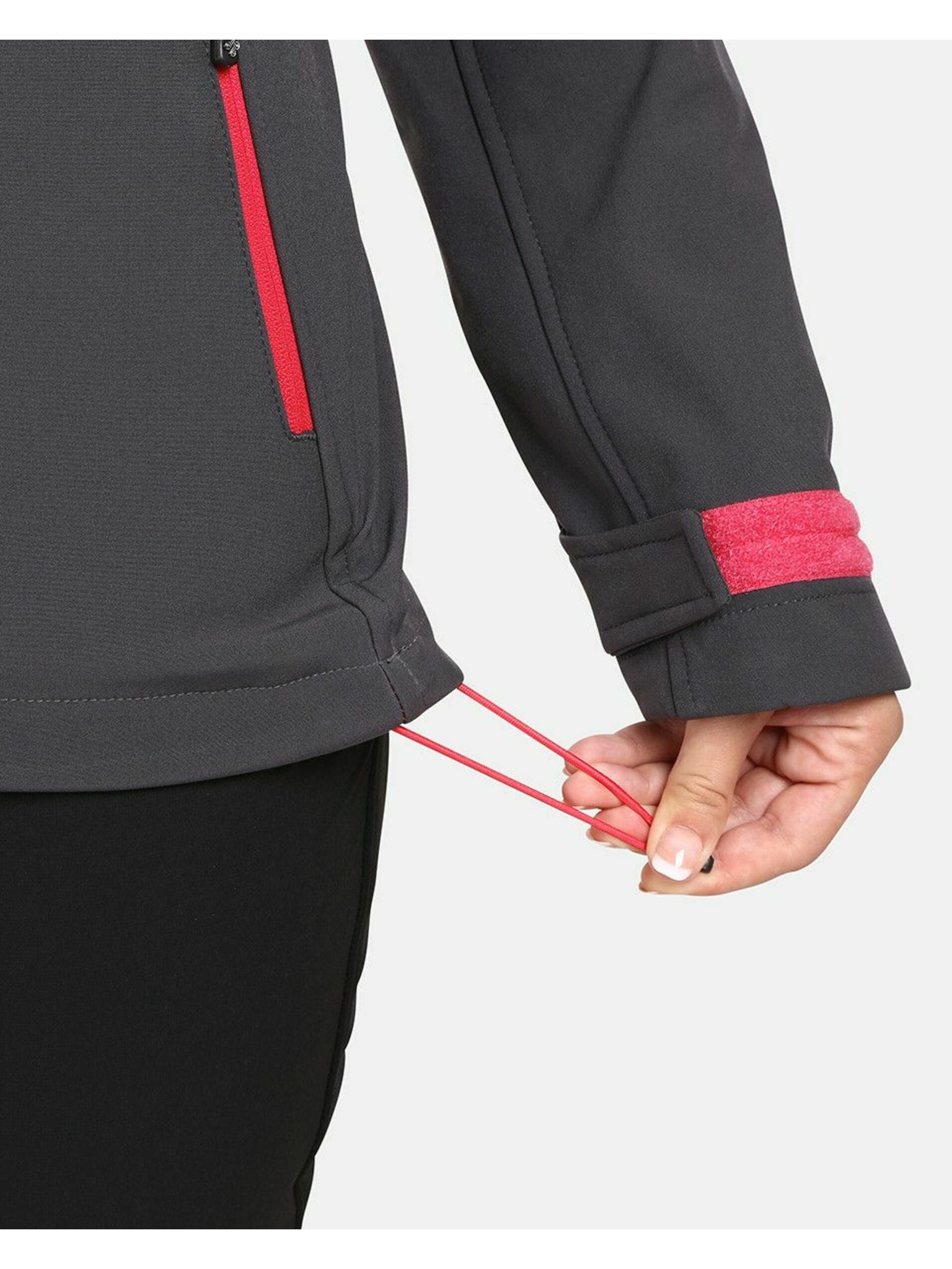 Kilpi - Dámská softshellová bunda Kilpi RAVIA-W Tmavě šedá | ZOOT.cz