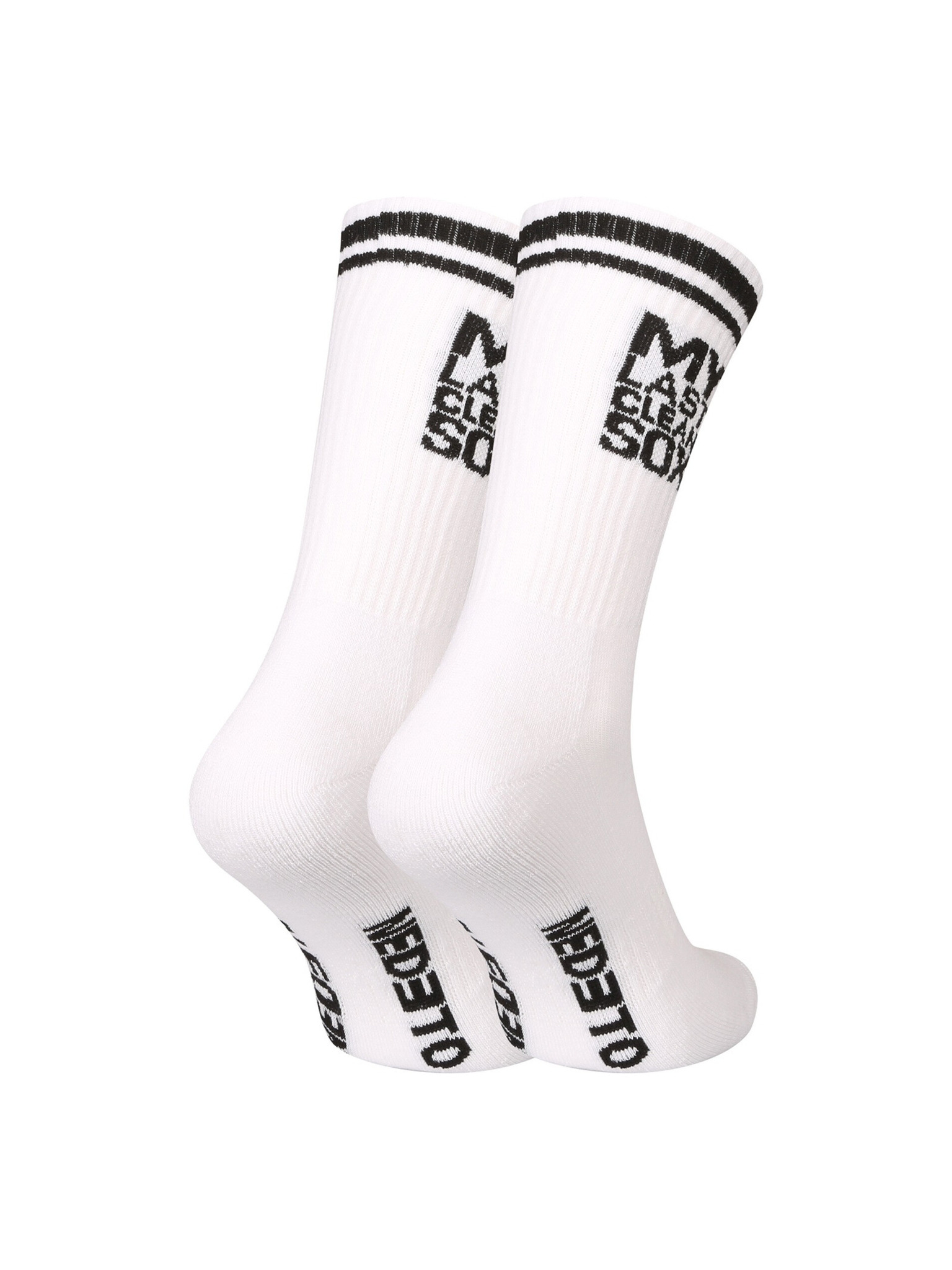 Nedeto - Ponožky Nedeto sportovní vysoké My Last Clean Sox bílé | ZOOT.cz